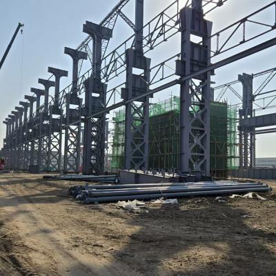 China Custom Steel Frame Factory Warehouse Q355B Structure for sale