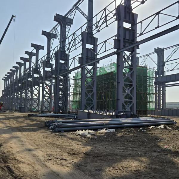 Quality Custom Steel Frame Factory Warehouse Q355B Structure for sale