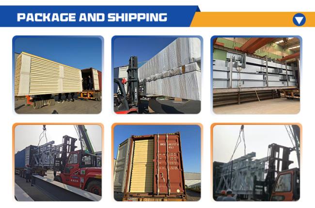 Steel structure factory overview