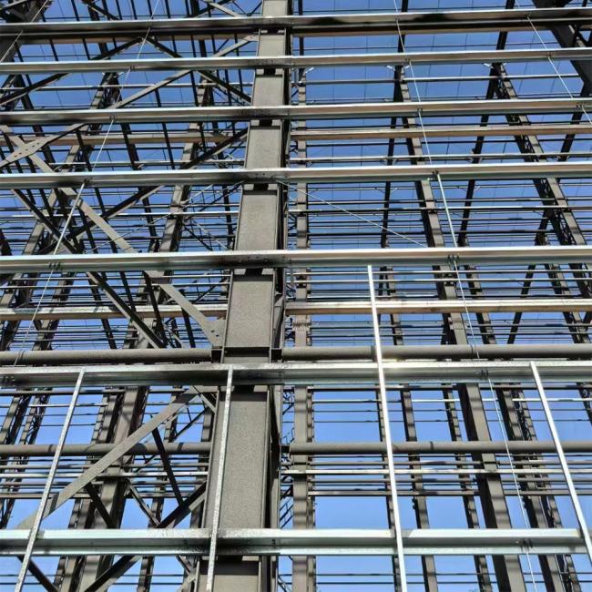 Industrial steel warehouse construction