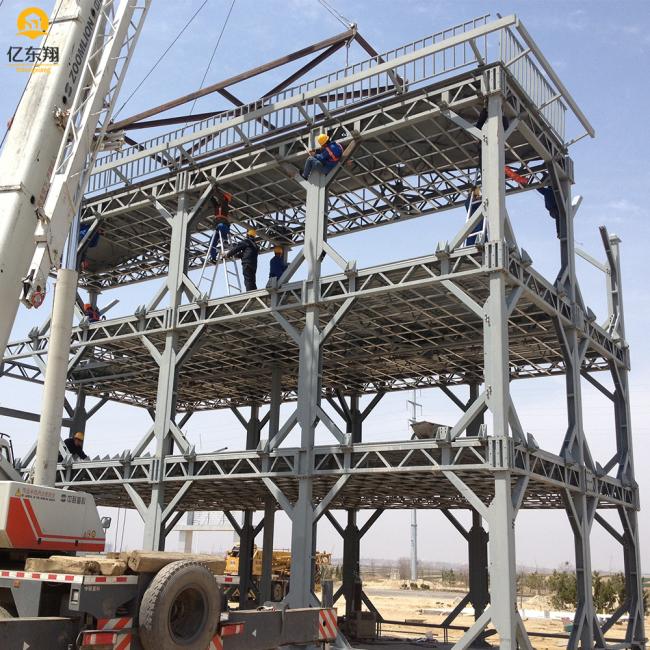 Prefabricated steel structure house exterior view