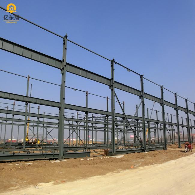 Prefabricated steel structure building exterior