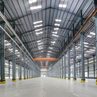 China SA 2.5 Shot Blasting Level Steel Structure Warehouse Light Style Industrial Design Style Durable and Storage Solution for sale