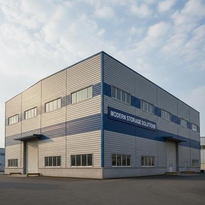 China Engineer Guidance On Site Steel Frame Buildings Flexible Design Options Construction Designed for Warehouses Factories and Office Spaces for sale