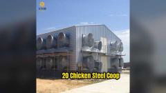 20 Chicken Steel Farm House Easy Build