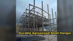 Galvanized Steel Hangar Durable Metal Warehouse