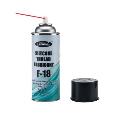 China Sprayidea F-18 Silicone Aerosol Yarn lubricant Oil Spray for sale