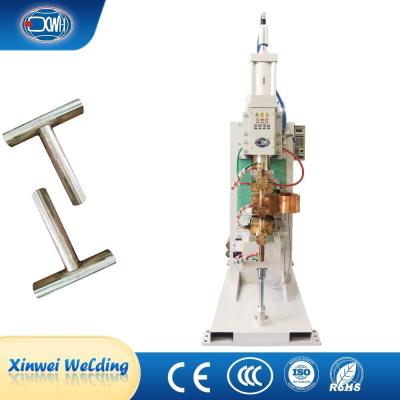 China Resistance Pipe Joints 3Mm T-Type Galvanized Tube Projection Welding Welder Machine for sale