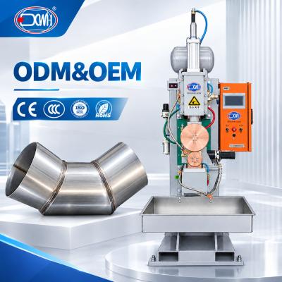 China Rolling Stainless Steel Roller Ring Electric Aluminum Semi Automatic Water Cooled Horizontal Tube Pipe Seam Welder for sale
