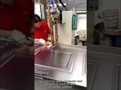 The security door's welding of customized stationary spot welder