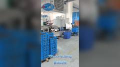 Welding shock absorber with automatic resistance seam welder