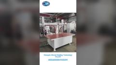Welding door with the rocker arm spot welding machine