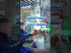 Welding HVAC product with seam welding machine