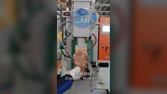 Air duct seam welding machine