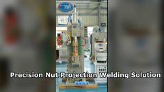 Welding nuts with projection welder