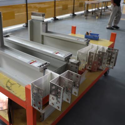 China Low Voltage Enclosed Busduct Electrical Copper  Aluminium Elbow Vertical Busbar Feeder Bus Way for sale