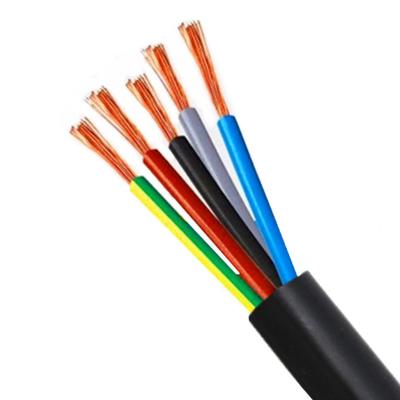 Cina Cavo elettrico flessibile di rame 5x1.0mm2 del PVC senza ossigeno in vendita