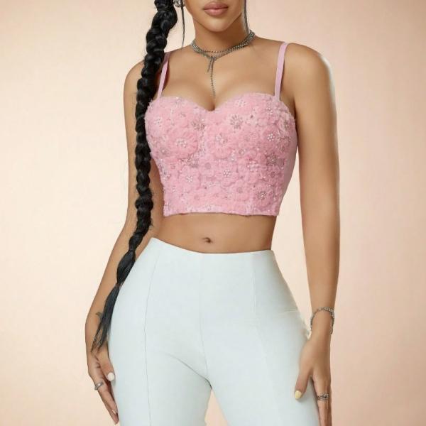 Quality Summer strapless chest beauty back corset tops sexy vest short bra corset for sale