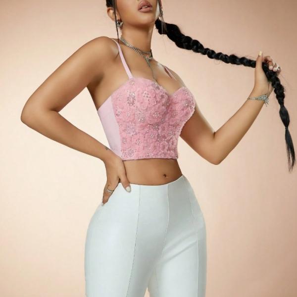 Quality Summer strapless chest beauty back corset tops sexy vest short bra corset for sale