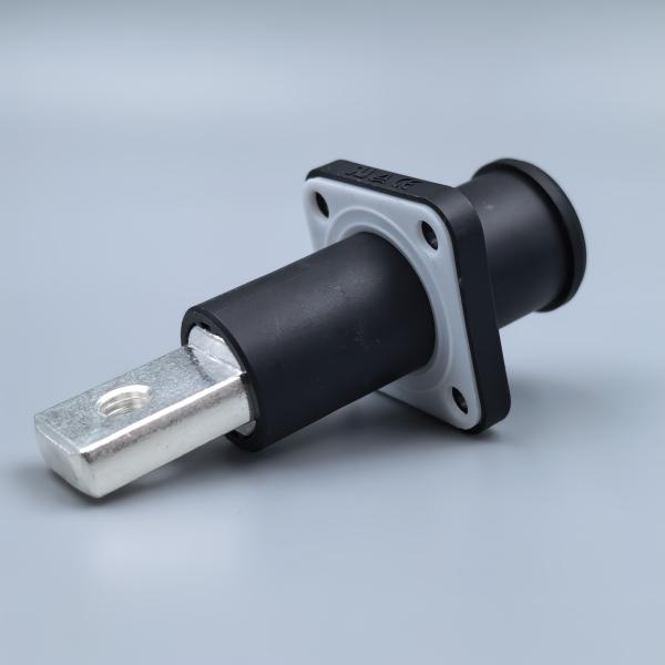 Quality Black Waterproof Sockets UL TUV Energy Storage Power Connector 250A Threaded for sale