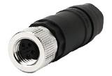 China IP67 M8 Conector Terminais de parafuso com fio de campo Feminino 4P à venda