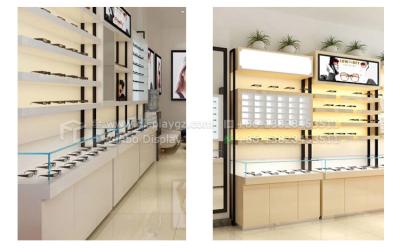 Cina Il banco di mostra ottico del negozio di vendita al dettaglio dell'OEM pavimenta il MDF spesso di 20mm in vendita