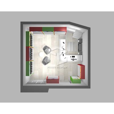 中国 T4 LEDの携帯電話の表示店の据え付け品の電話CNCの打つ彫版 販売のため