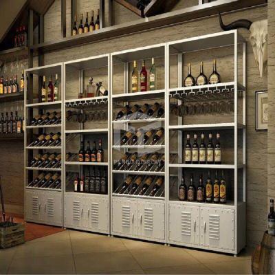 China 1200*450mm Eisen-Weinregal für Baumwolldas verpacken des Speicher-EPE zu verkaufen