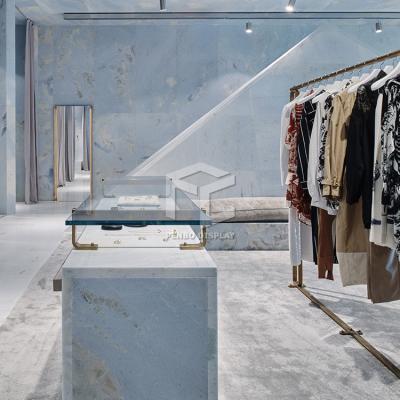 Cina Placca gli scaffali di esposizione dell'indumento della mobilia dell'esposizione del negozio dell'abbigliamento in vendita
