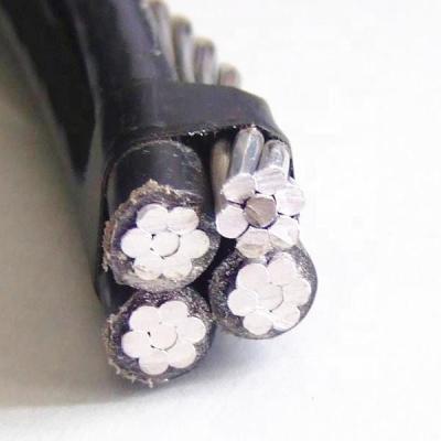 China Aluminum Quadruplex Overhead Service Drop Cable Cross Linked Polyethylene for sale