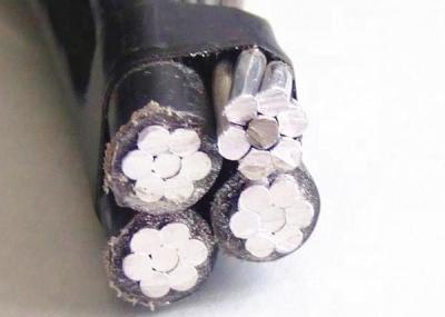 China 16mm2 4 Core Twisted XLPE Insulated overhead Cable Low Voltage for sale