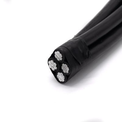 China 4x25mm2 Aerial Bundled Cable For Overhead Transmission Line for sale