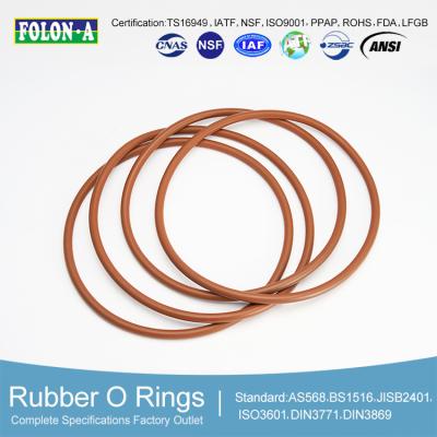 China 7-12 MPa Fkm O Rings Custom siliconen producten voor extreme temperatuurbestandheid -50 °C tot -250 °C for sale