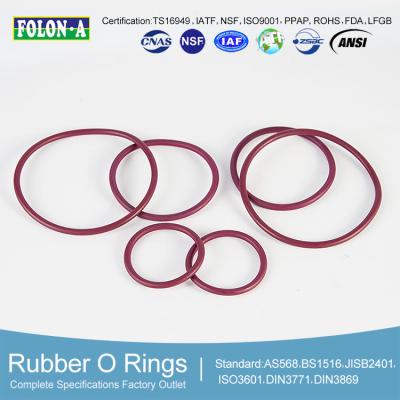 Cina Resistenza alla trazione FKM O Anelli Sigilli UV resistenti in nero/verde/marrone Eccellente resistenza chimica in vendita