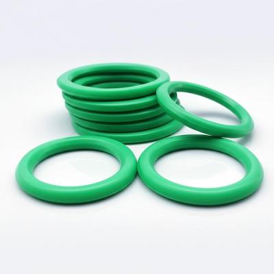 China Excellent Ozone Resistance High Temp O Rings Green Color Suitable for Extreme Temperature Conditions and Sealing in Mechanical Systems for sale