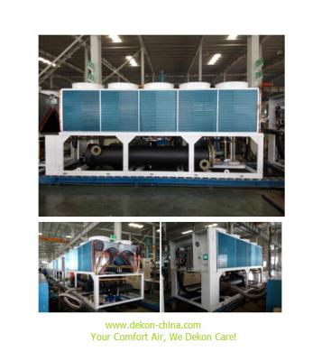 China Bitzar compressor Air cooled screw chiller for sale