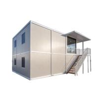 China Modular Portable 20ft 40ft Tiny Flat Pack Container Van House for Office Building for sale
