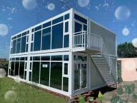 China Modular Portable 20ft 40ft Tiny Flat Pack Container Van House for Office Building for sale