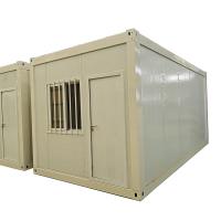 China Office Building Modular Portable 20ft 40ft Tiny Flat Pack Container Van House Prefab Homes for sale