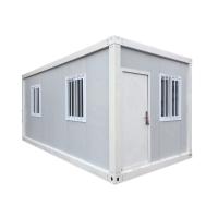 China Office Building Modular Portable 20ft 40ft Tiny Flat Pack Container Van House Prefab Homes for sale