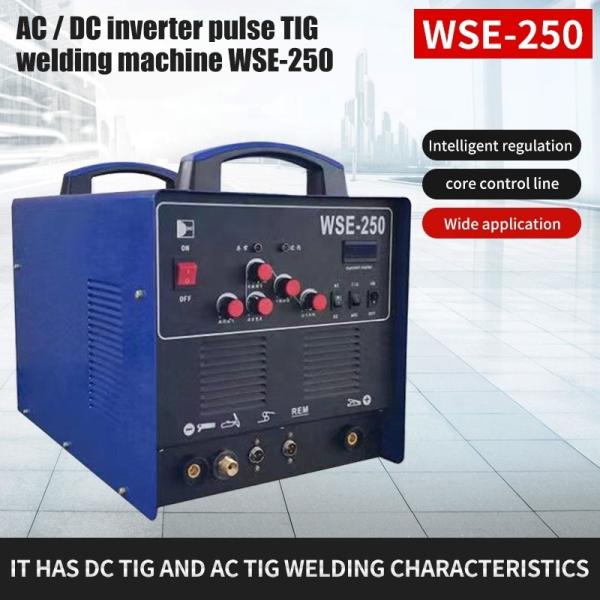 Quality AC DC TIG Welder Aluminum Welding Machine INVERTER WSE-250 220V 6.2KVA Air for sale