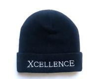 Quality Solid color acrylic hat beanie thick winter style embroidery logo unisex design for sale