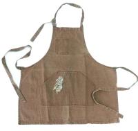 Quality Durable 100 percent cotton heavy woven jeans fabric APRON with 280gsm weight for sale