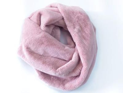 China SCARF plush scarf made of 100 polyester thick material suitable for women customizable color and logo OEM ODM available for sale