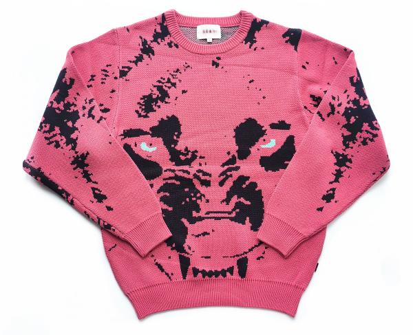 Quality Mens Sweater 100 Percent Cotton Jacquard Pullover Thick Gauge 7GG Casual Fit Suitable For Winter And Daily Life for sale