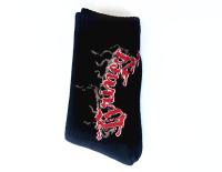 Quality Thick terry cotton sports socks with jacquard yarn dyed pattern for mens and for sale