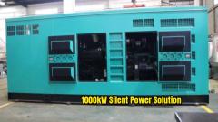 1000kW Silent Industrial Diesel Generator Power Solution