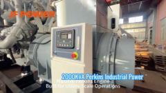 2000KVA Perkins Diesel Generator Heavy Duty Power Solution