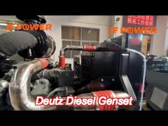 250kw 312.5kva deutz open type diesel generator set 3 phase 4 wire with leroy somer alternator