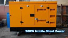 30KW Yuchai Mobile Silent Diesel Generator Power Solution
